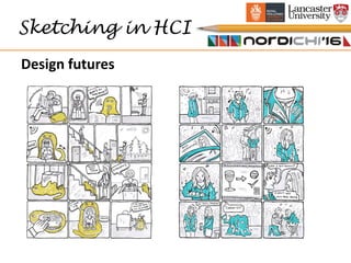 Using sketching to emphasise and elaborate on HCI research | PPT