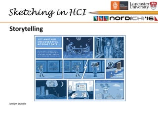 Using sketching to emphasise and elaborate on HCI research | PPT