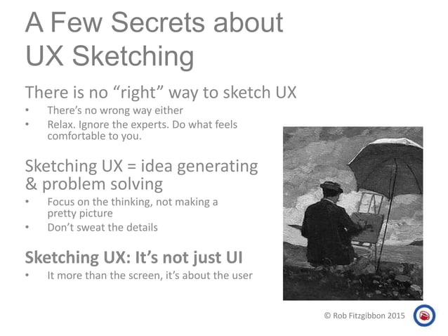 Sketching UX: Low-Fidelity Method; High-Fidelity Results | PPTX