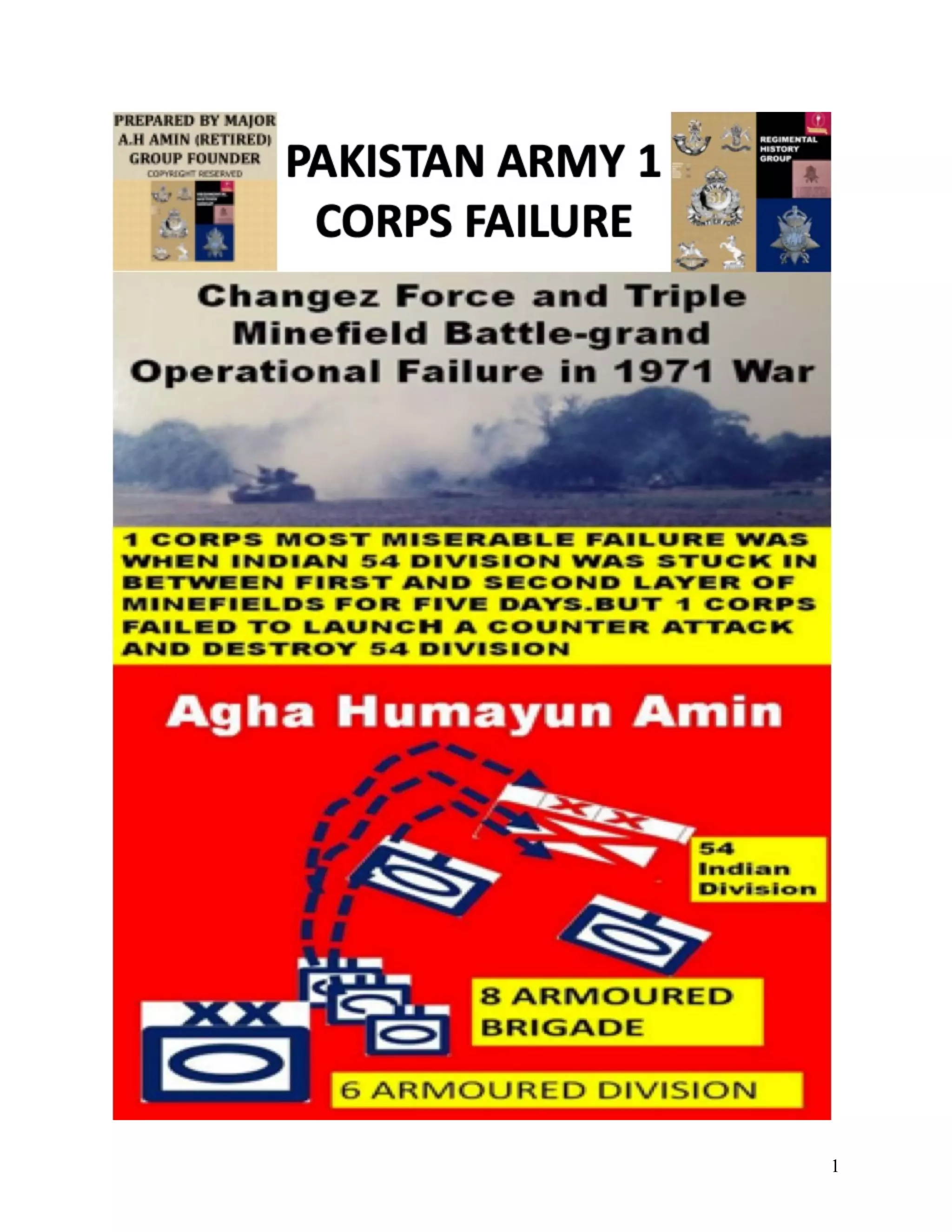 SKETCH MAP - PAKISTAN ARMY's 1 CORPS BIGGEST FAILURE OF 1971 WAR | PDF