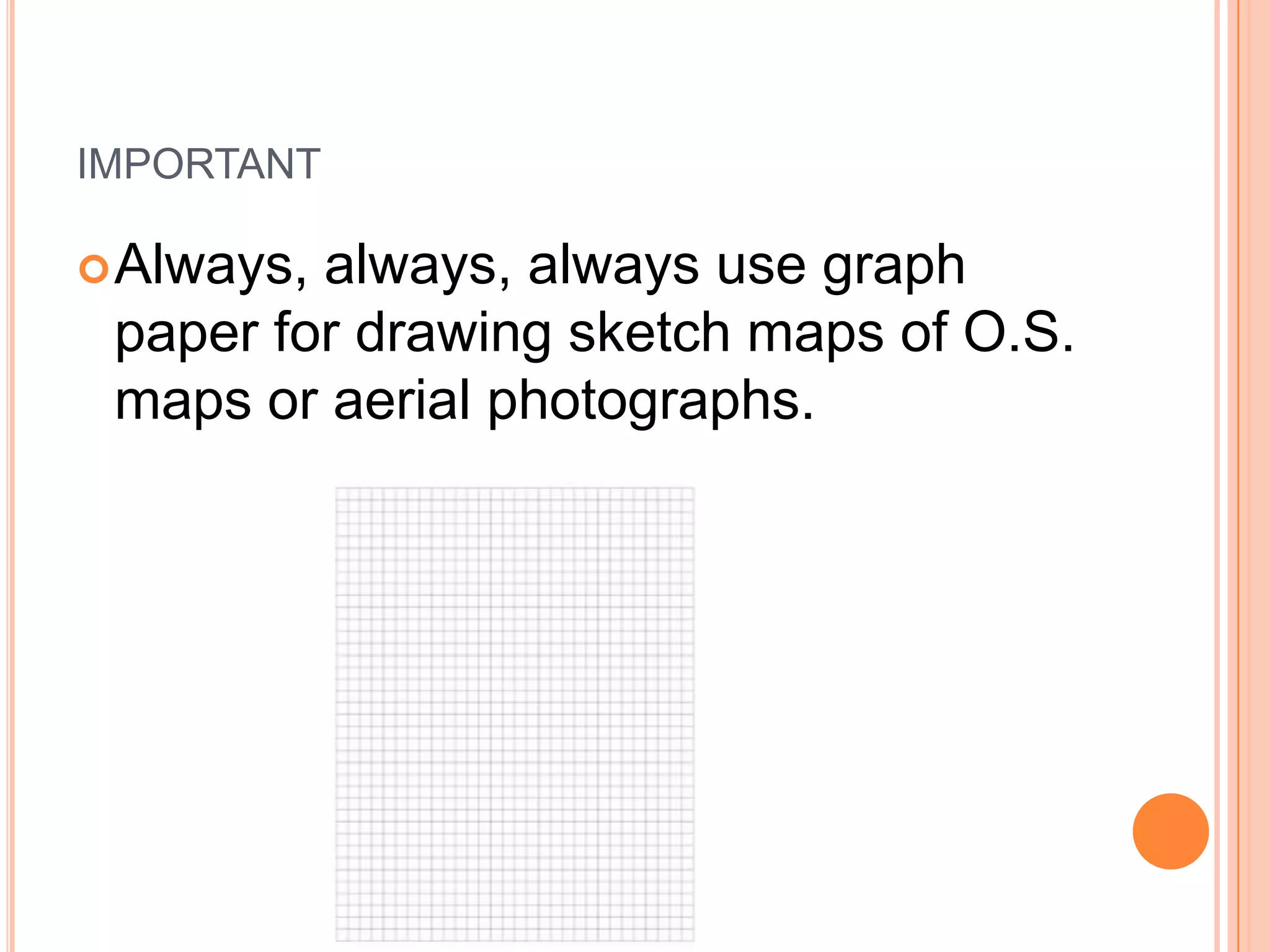 Drawing Sketch Maps of O.S. Maps and Aerial Photographs | PPTX