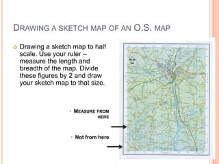 Drawing Sketch Maps of O.S. Maps and Aerial Photographs | PPTX