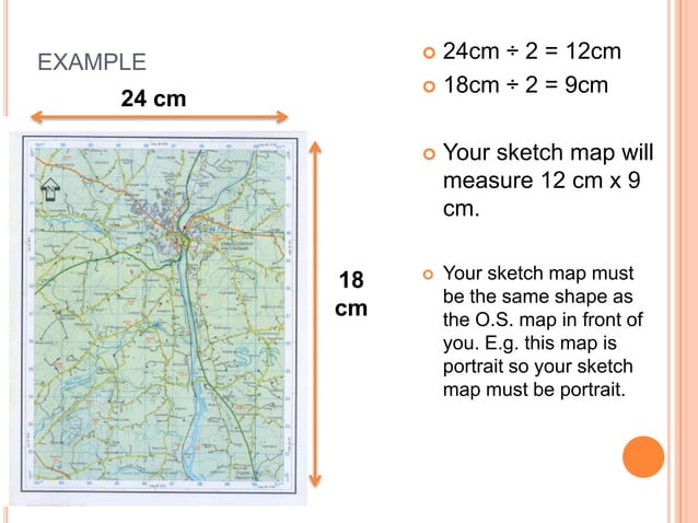 Drawing Sketch Maps of O.S. Maps and Aerial Photographs | PPTX