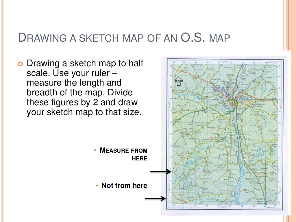 Drawing Sketch Maps of O.S. Maps and Aerial Photographs