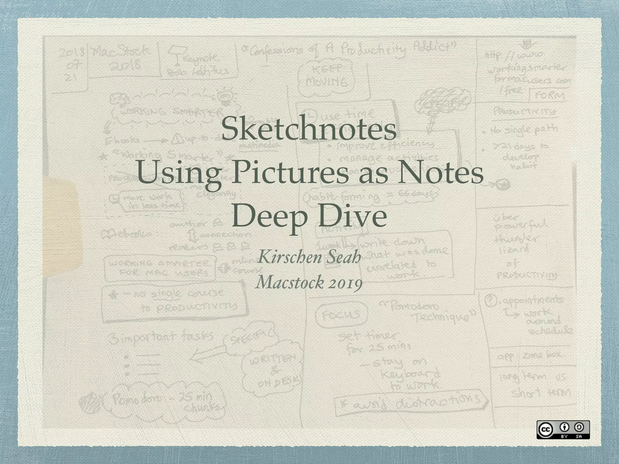Sketchnotes - using pictures as notes (deep dive) | PPT