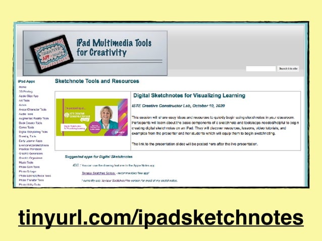 Digital Sketchnotes for Visualizing Learning - ISTE CCL | PPT