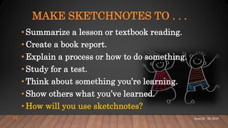 Sketchnotes_Kids-2-College_LSC-O_2018 | PPT