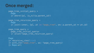 Using Recursive Common Table Expressions with Ecto | PPT