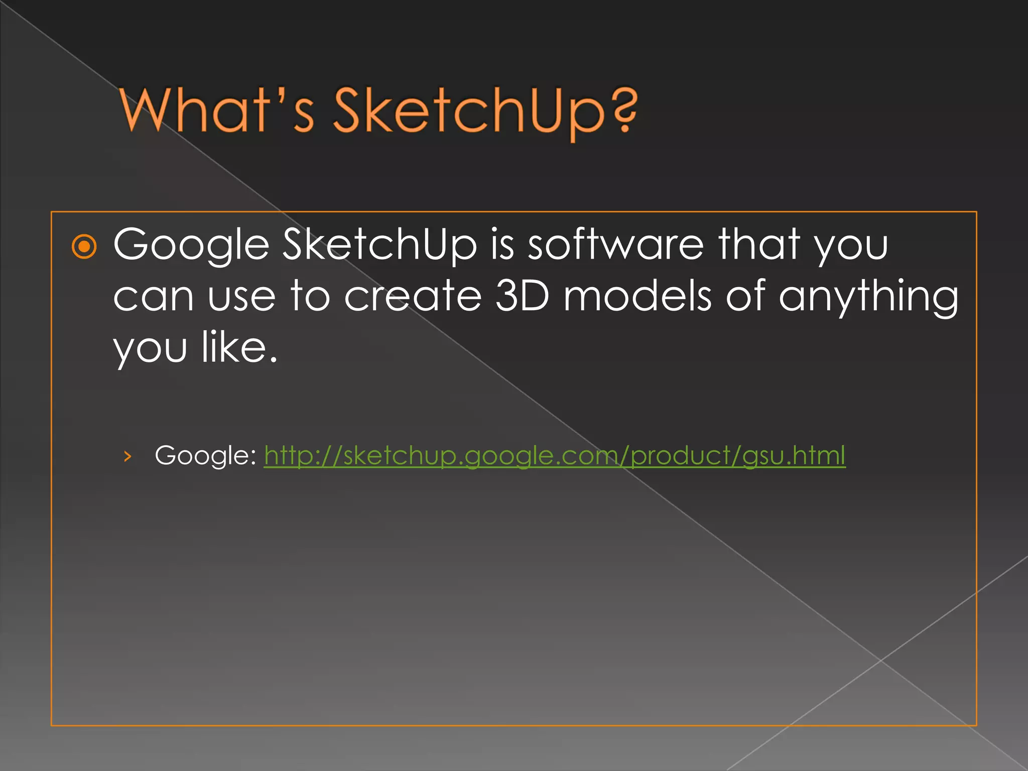 Sketchup | PPTX