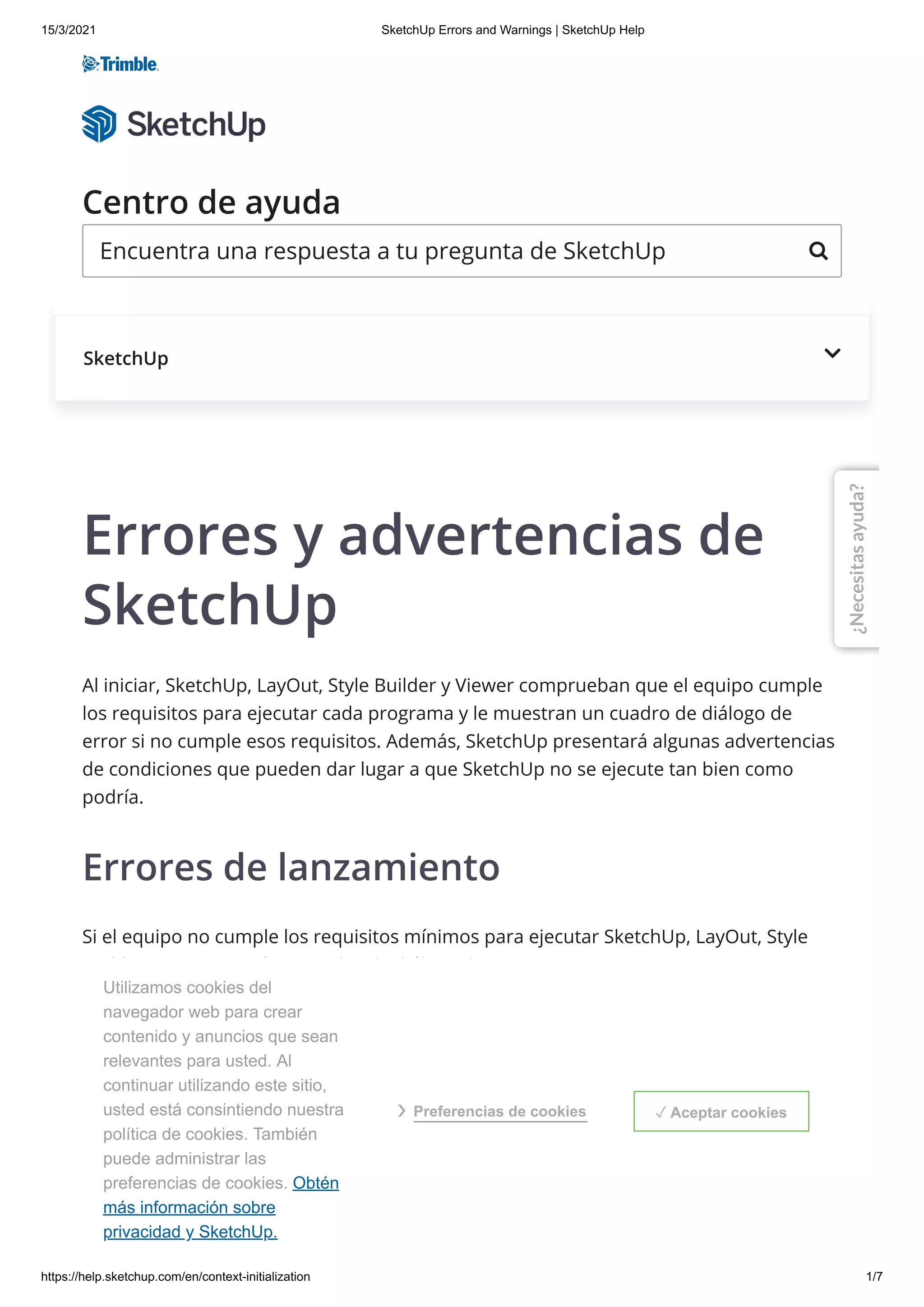 Sketch up errors and warnings sketchup help | PDF
