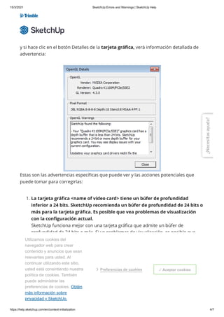Sketch up errors and warnings sketchup help | PDF