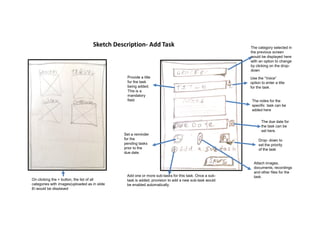 Sketch Assignment - Task Management | PDF