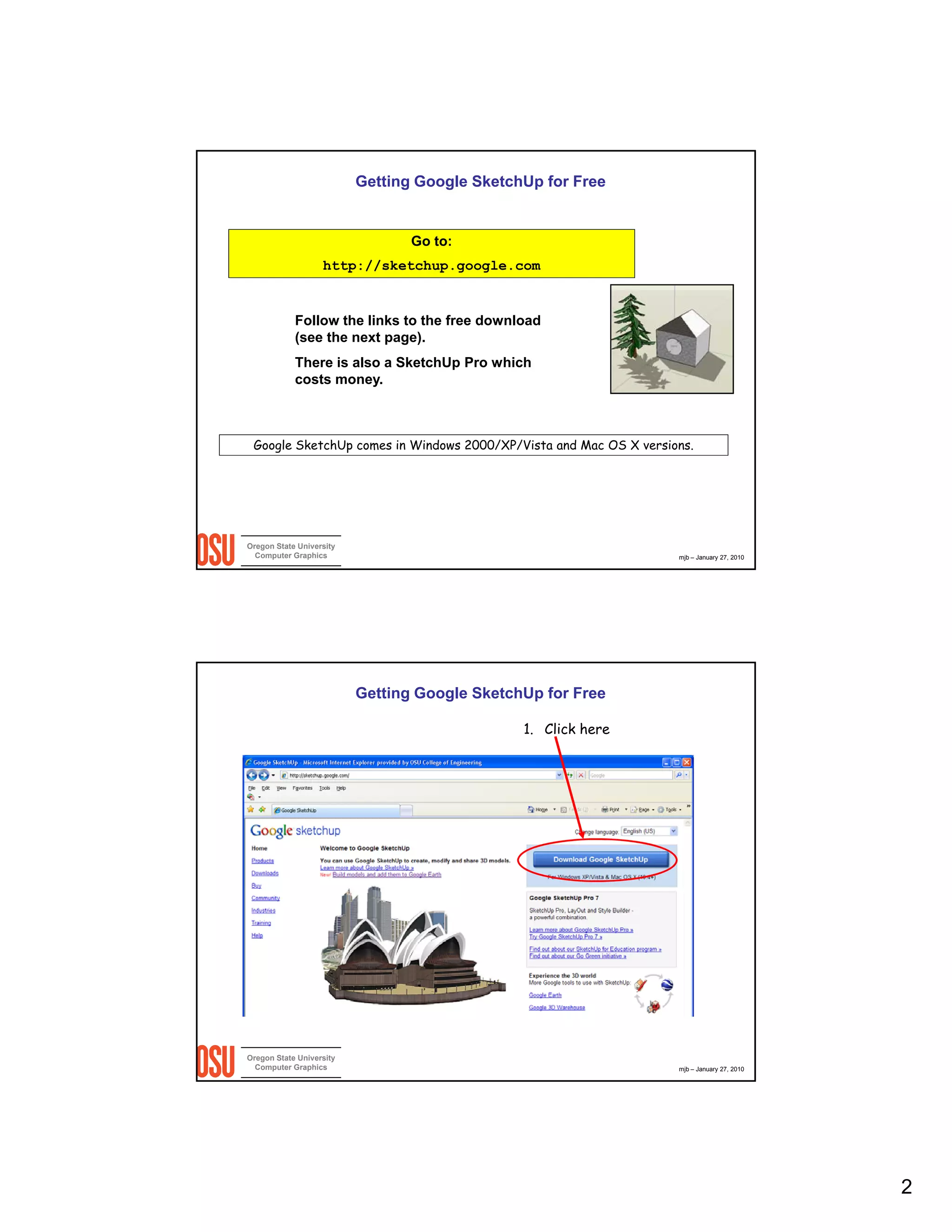Sketchup modul | PDF