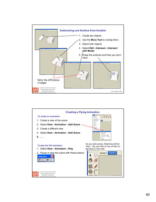 Sketchup modul | PDF
