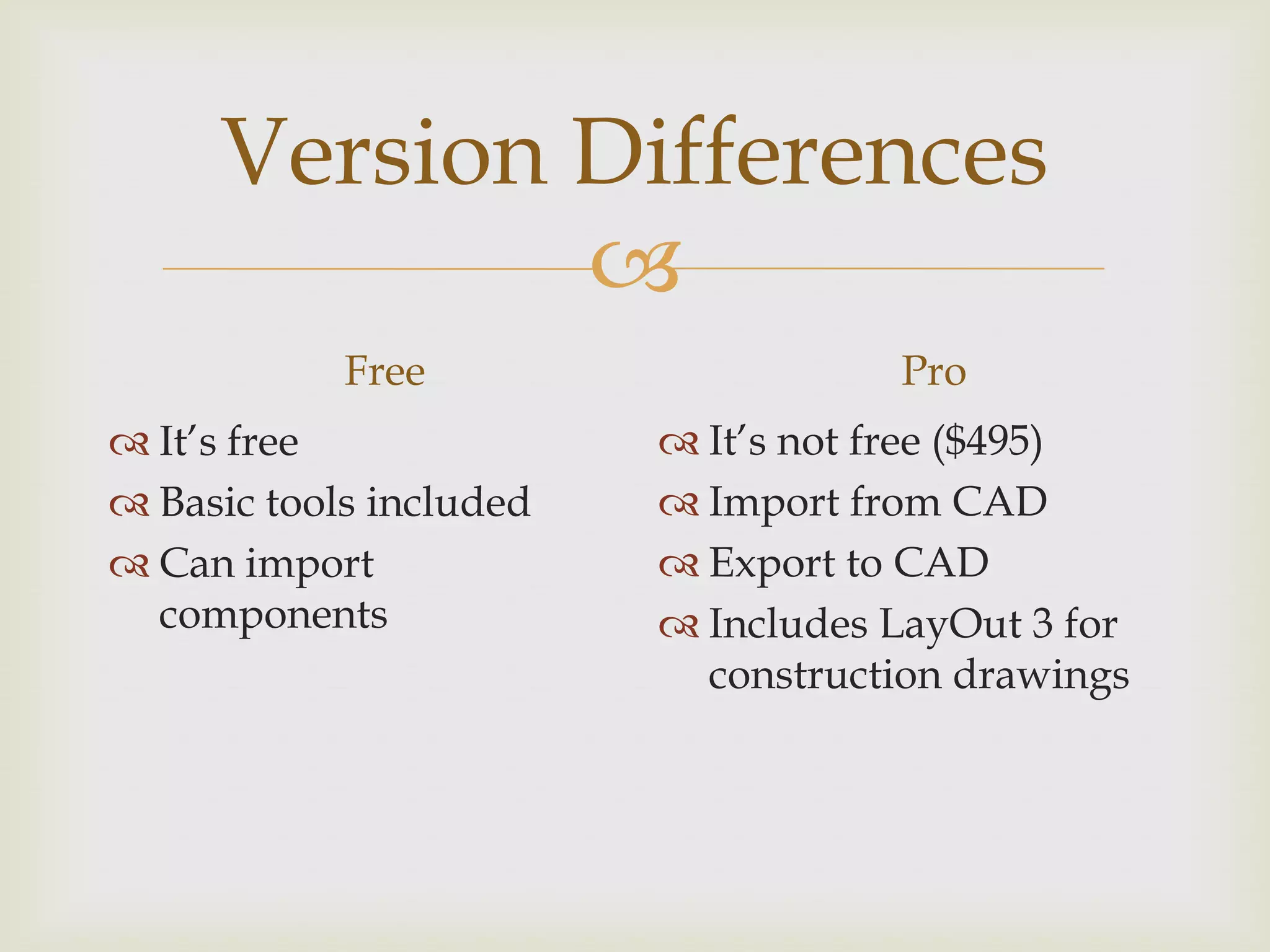 Intro to Sketchup | PPTX
