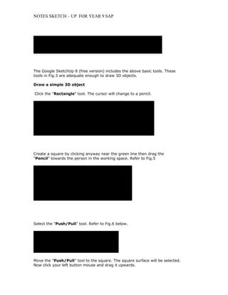 Sketchup tutorial 1 | PDF