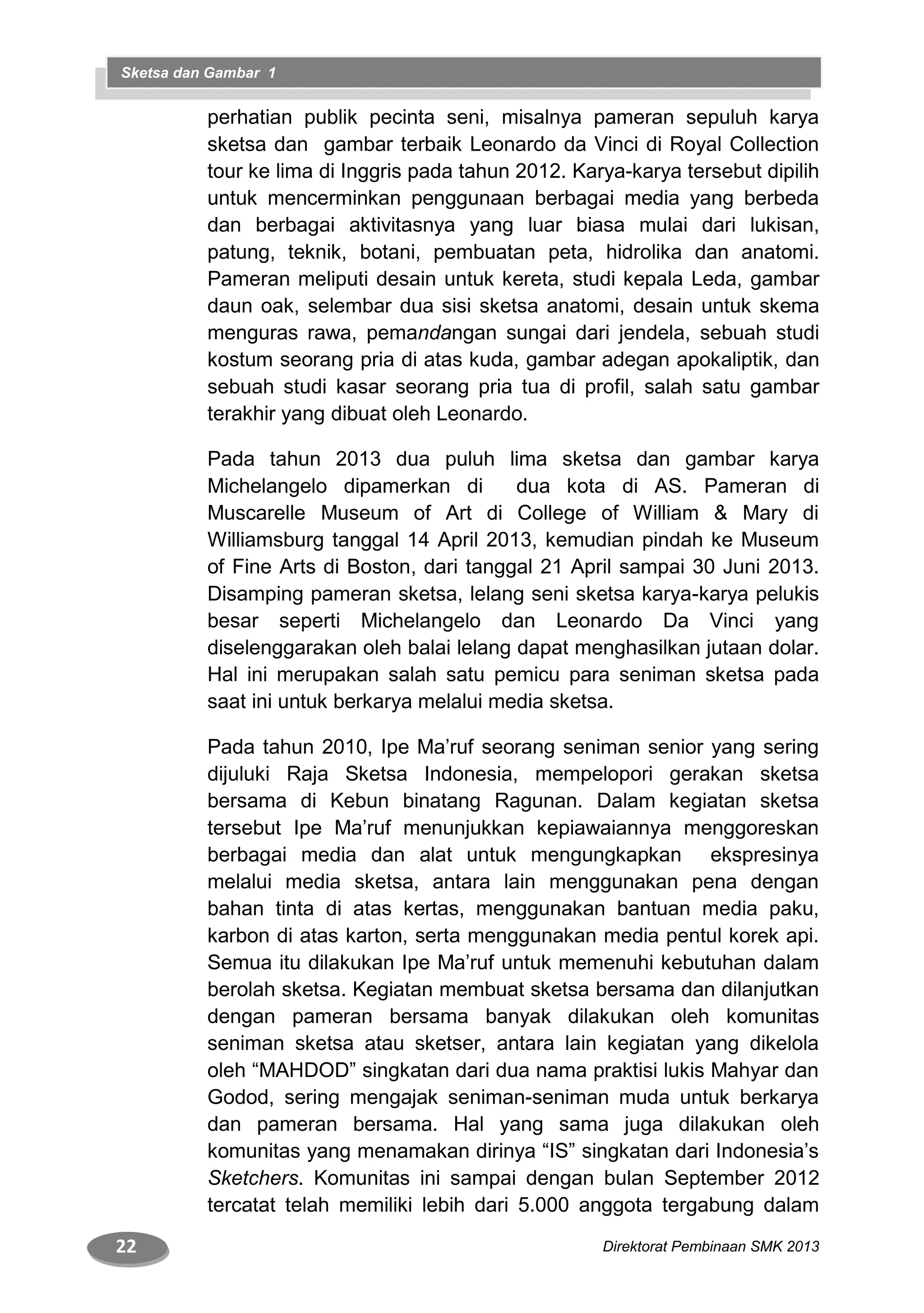 Sketsa dan-gambar-1- | PDF