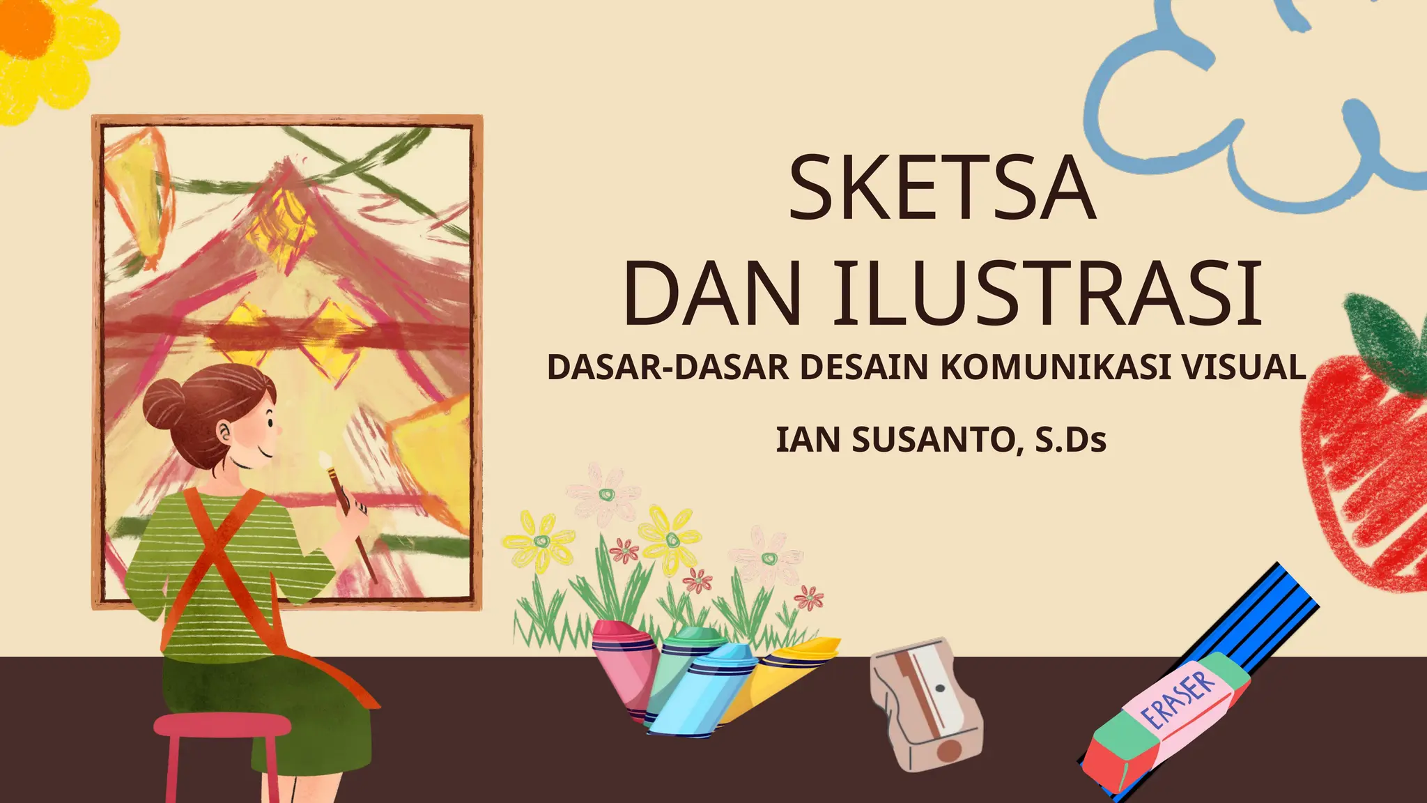 sketsa dan ilustrasi desain komunikasi visual | PPTX