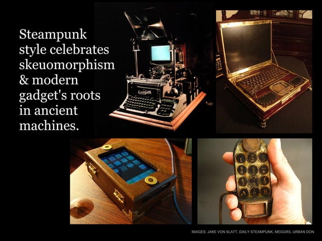 Skeuomorphs & Visual Metaphors in UI Design | PPT