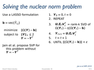 Rank aggregation via skew-symmetric matrix completion | PPT