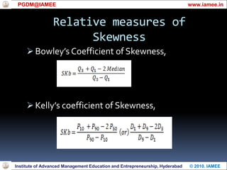 Skewness Formula