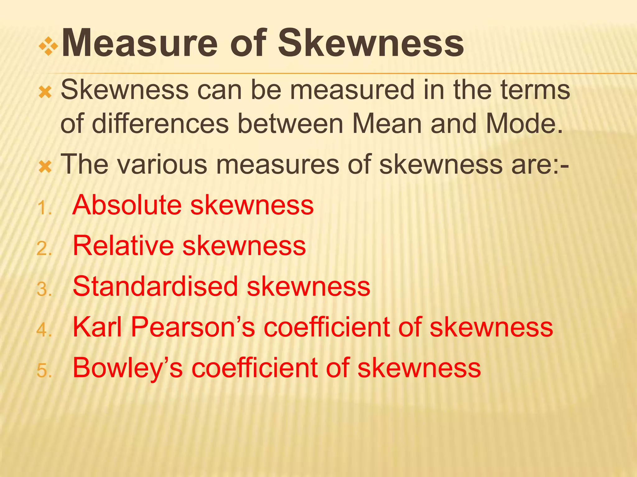 Skewness | PPTX