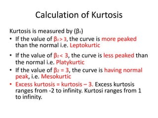Kurtosis Equation
