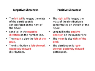 Difference Between Skewness And Kurtosis