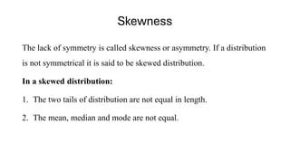 Skewness Kurtosis.pdf biostatistics public helath | PDF