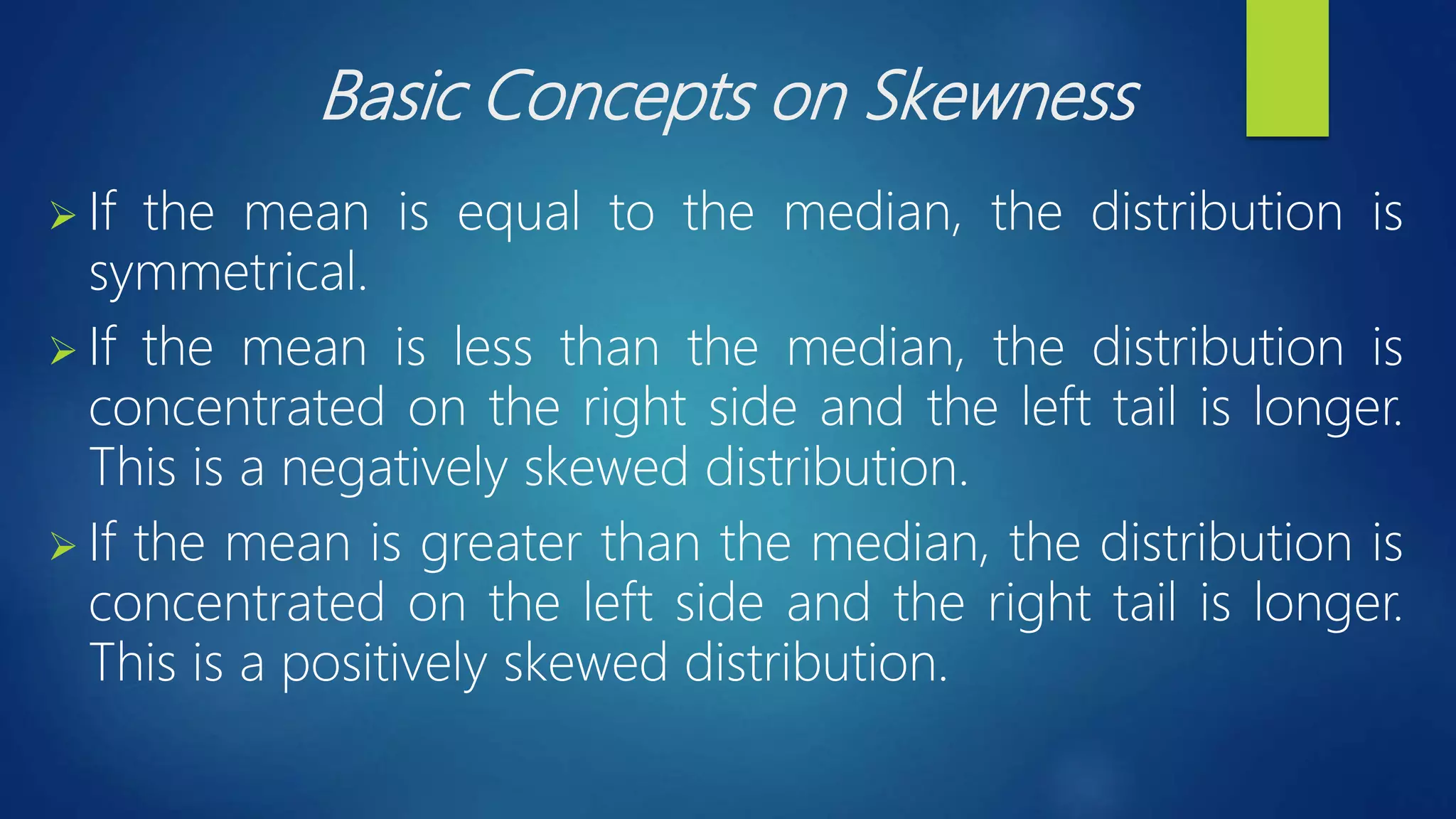 Skewness of random variable | PPTX