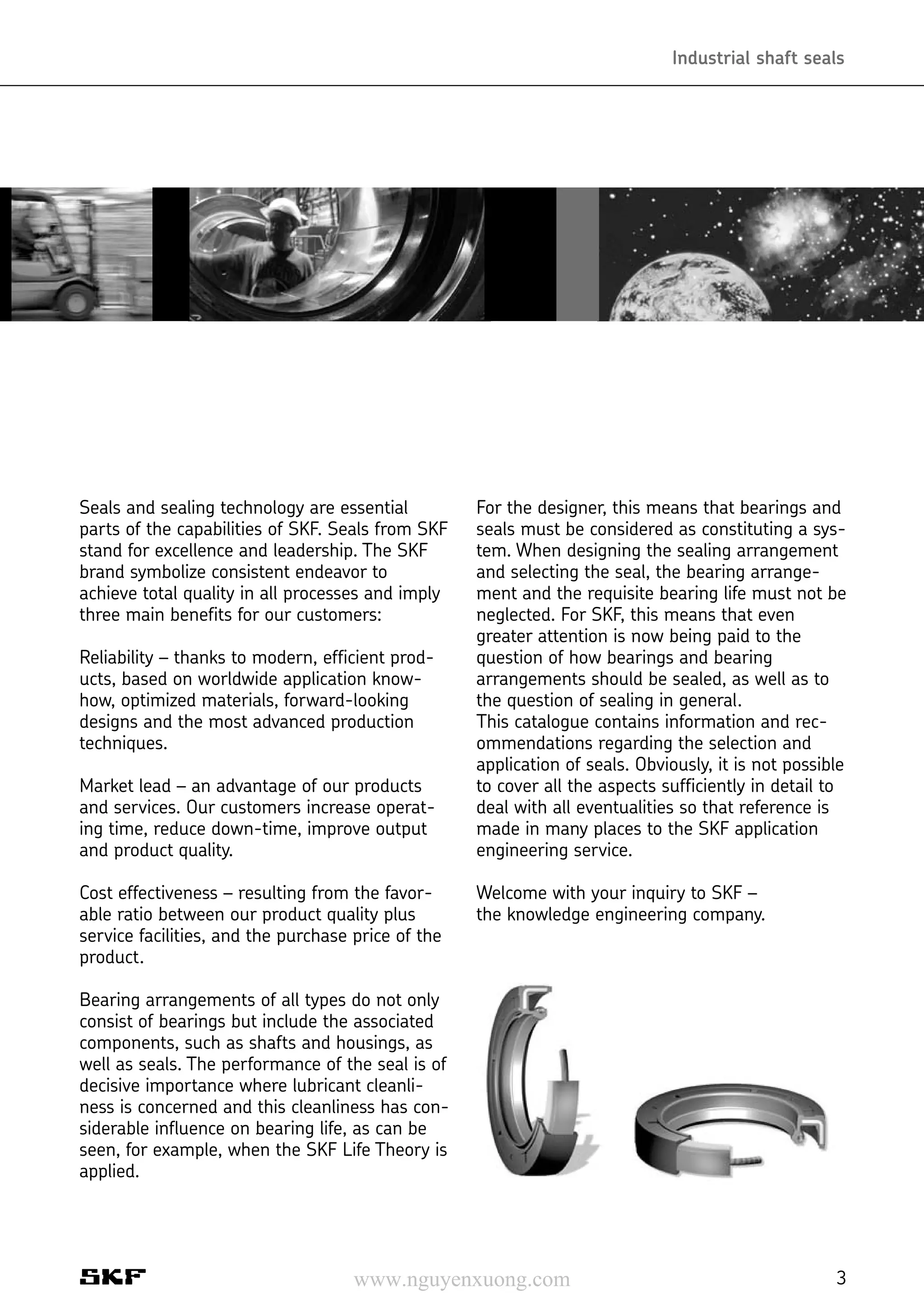Skf industrial shaft seals gc 5300 (1) | PDF