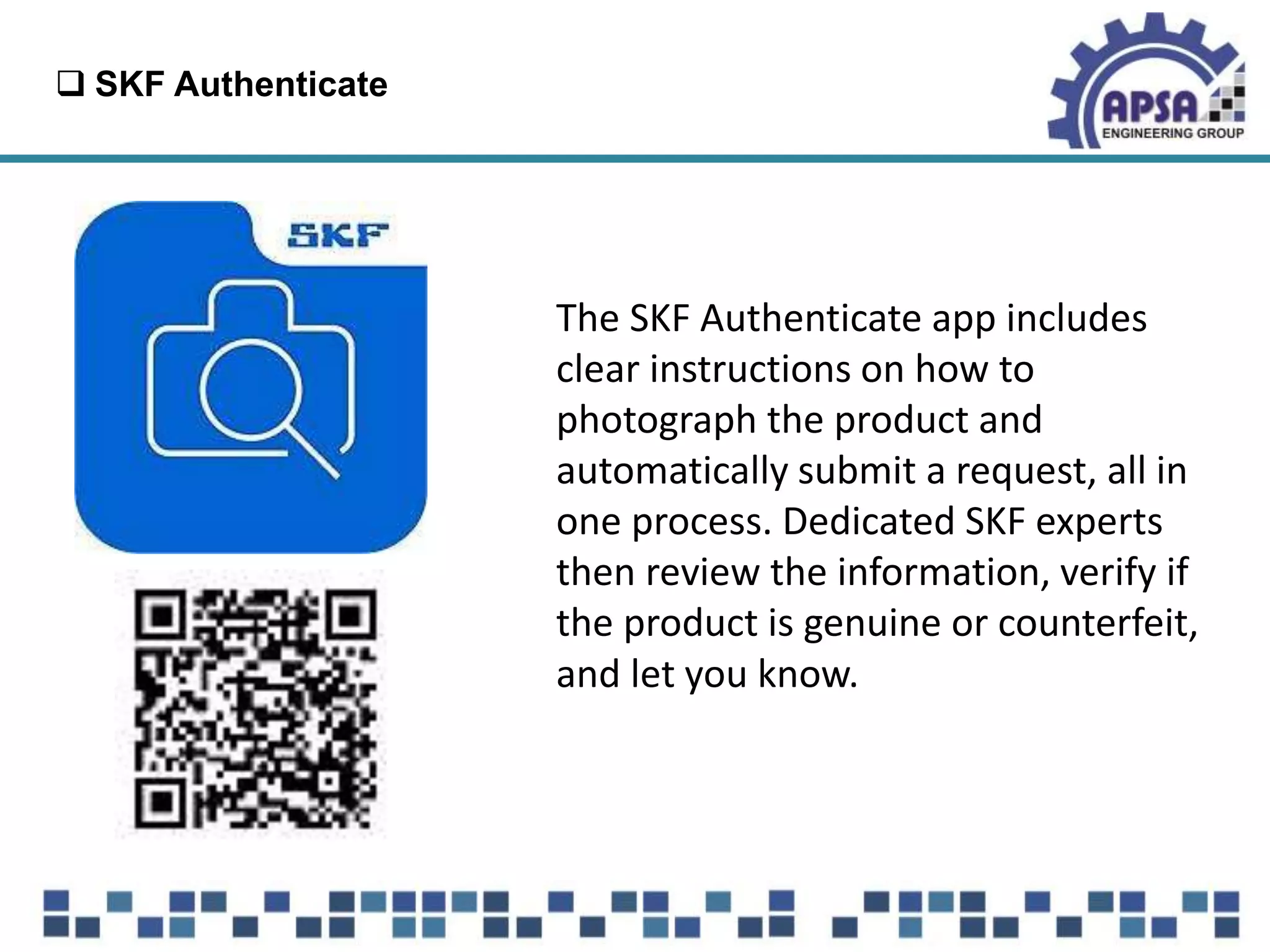 Skf authenticate | PPTX