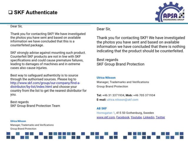 Skf authenticate | PPT