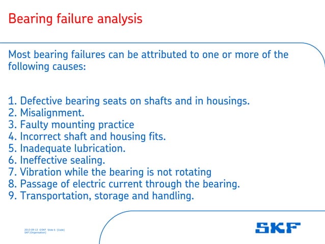 SKF_bearing-failure-analysis training.pdf | Geology | Science