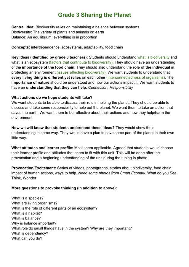 Skg grade 4 unit 3 big ideas | PDF Skg grade 4 unit 3 big ideas | PDF