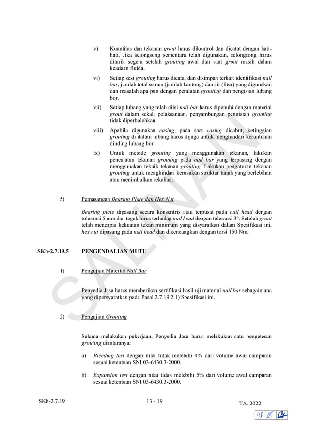 skh-2719 spesifikasi khusus interim untuk | PDF