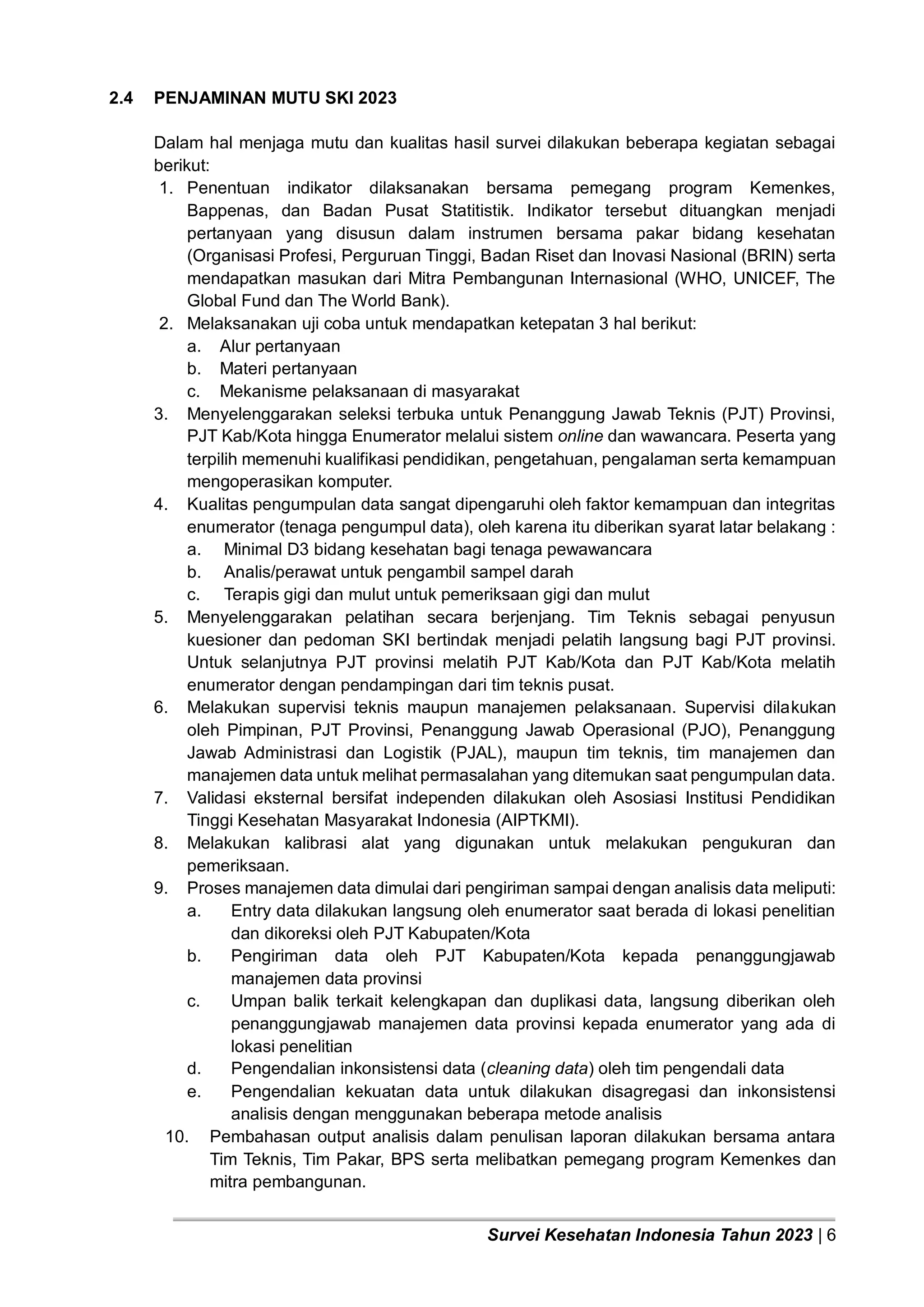 Survei Kesehatan Indonesia (SKI) Tahun 2023 | PDF