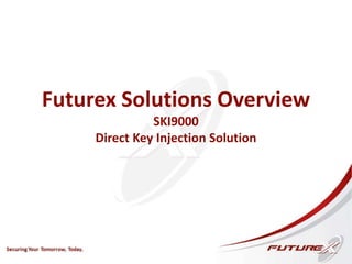 Futurex Secure Key Injection Solution | PPT