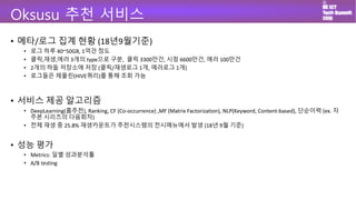 Sk ict techsummit_oksusu_recsys_2018 | PPT