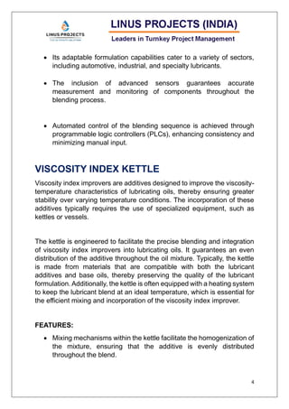 Skid Mounted Lube Oil Blending Plant Machinery | PDF