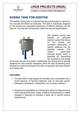 Skid Mounted Lube Oil Blending Plant Machinery | PDF