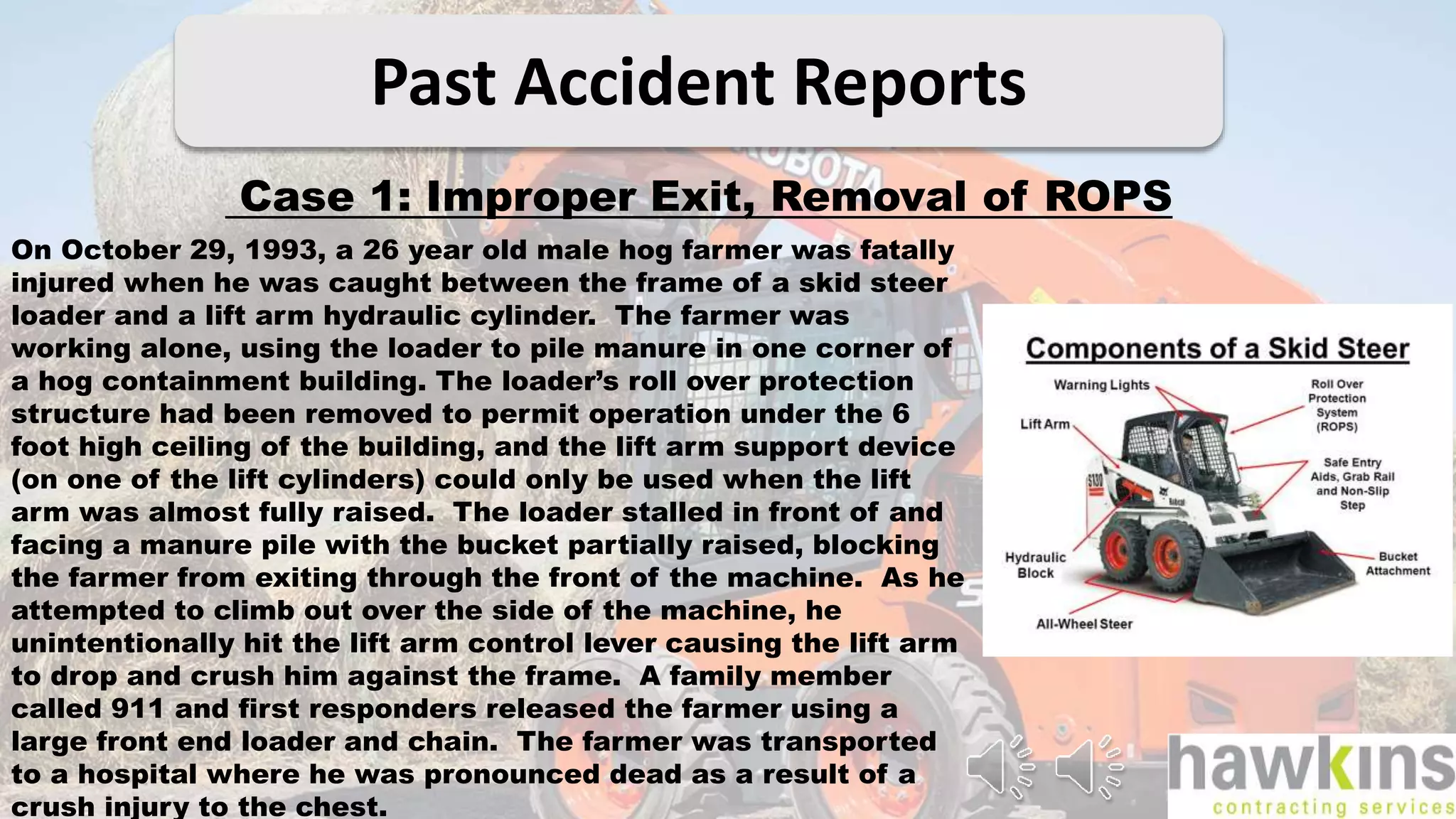 Skidsteer training Hawkins Contracting | PPTX