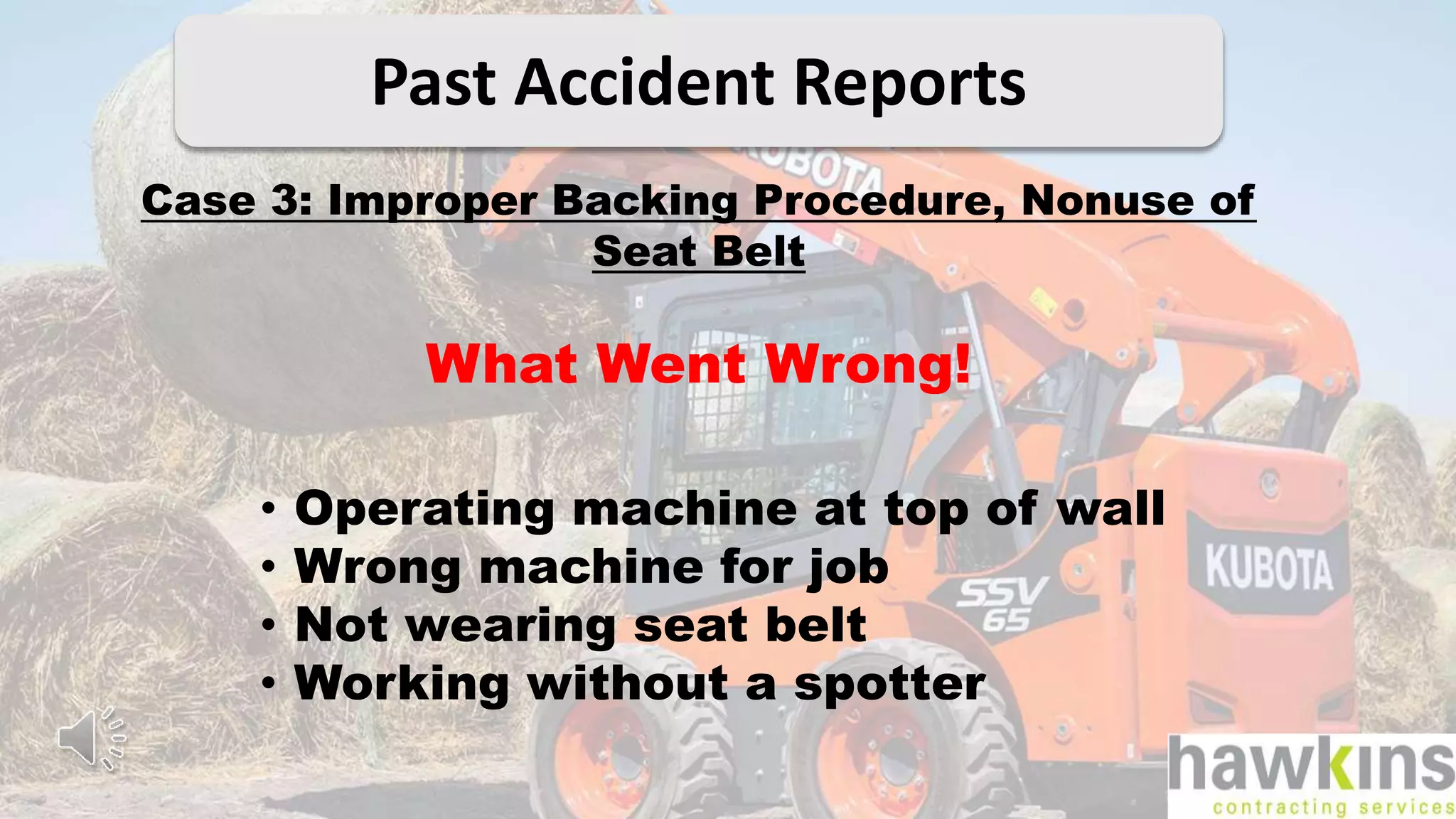 Skidsteer training Hawkins Contracting | PPTX