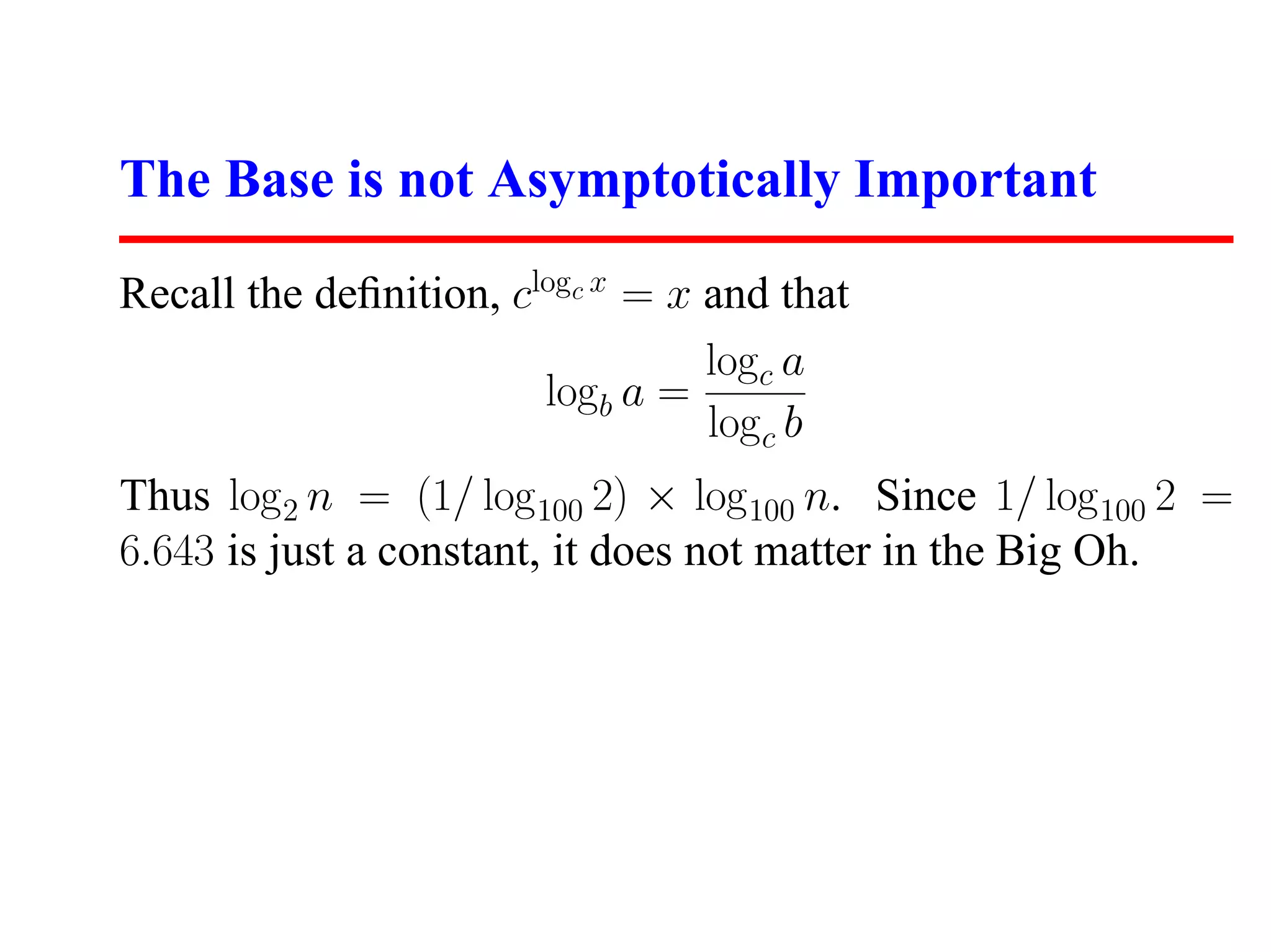 Skiena algorithm 2007 lecture03 modeling logarithms | PDF