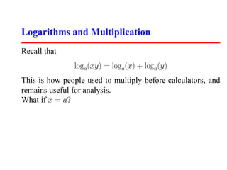 Skiena algorithm 2007 lecture03 modeling logarithms | PDF