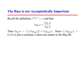 Skiena algorithm 2007 lecture03 modeling logarithms | PDF