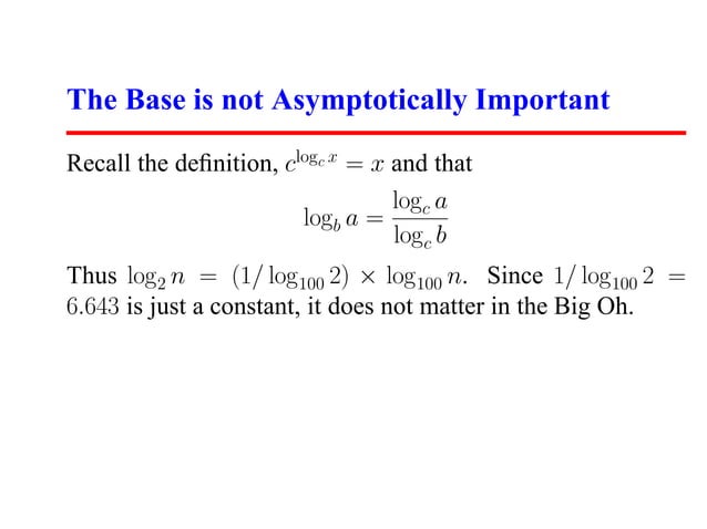 Skiena algorithm 2007 lecture03 modeling logarithms | PDF