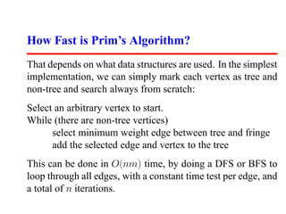 Skiena algorithm 2007 lecture13 minimum spanning trees | PPT