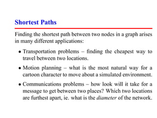 Skiena algorithm 2007 lecture14 shortest path | PPT