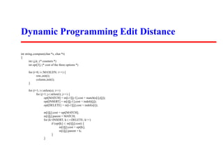 Skiena algorithm 2007 lecture17 edit distance | PDF | Programming Languages | Computing